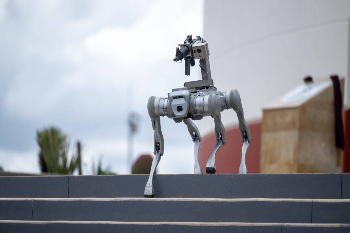 Zacatecas despliega perro robot armado - INFOPODER